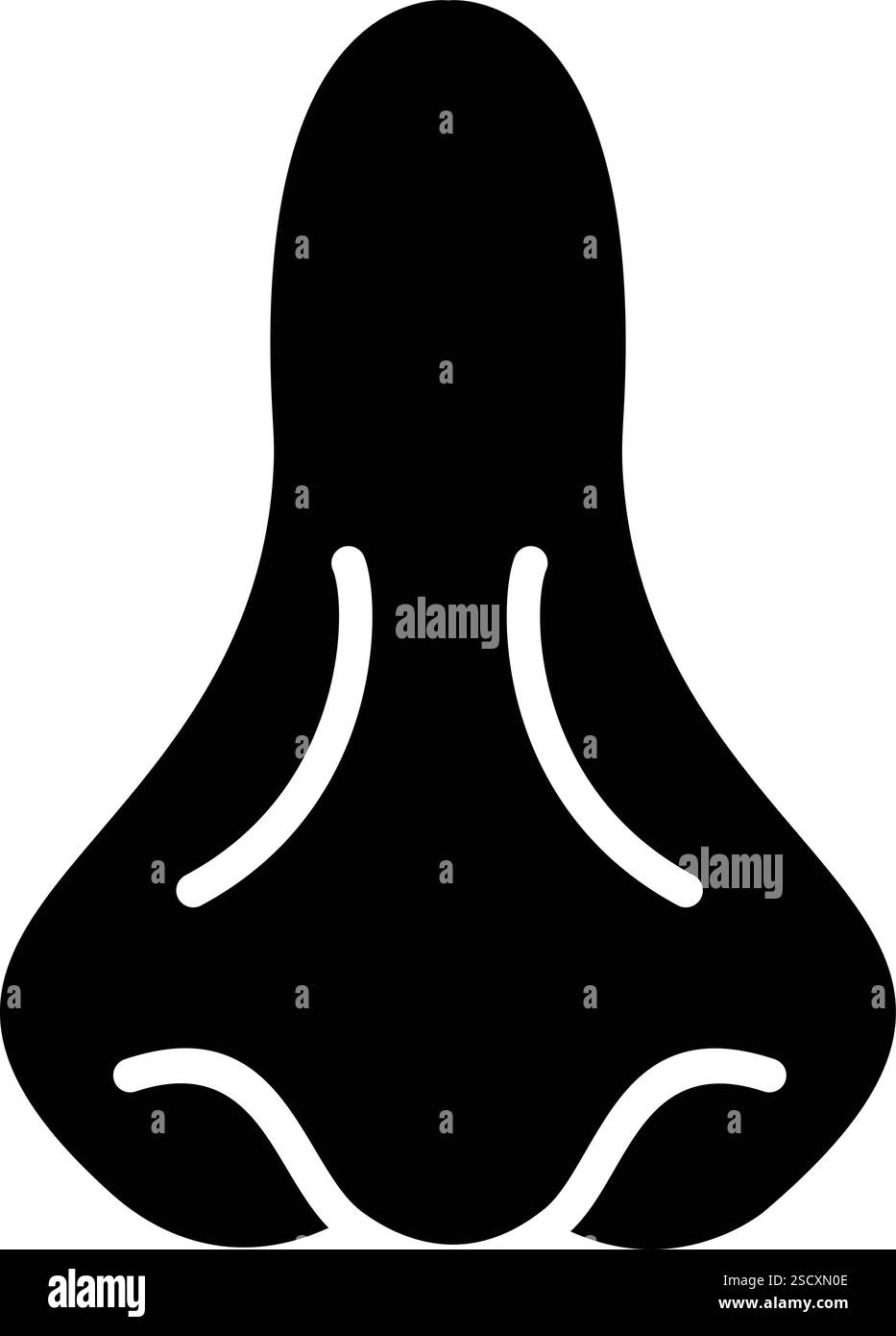 Nose icon vector vectors hi-res stock photography and images - Alamy