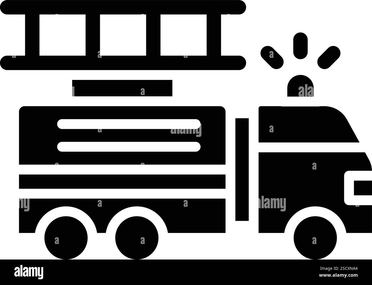 Fire truck Vector Icon Design Illustration Stock Vector Image & Art - Alamy