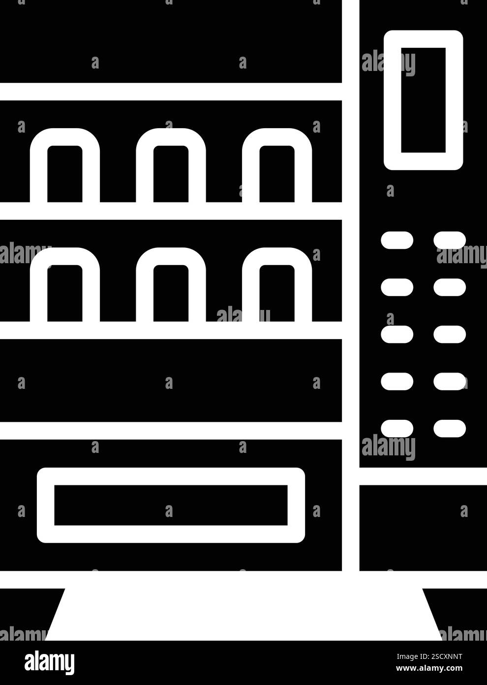 Vending machine Vector Icon Design Illustration Stock Vector Image ...