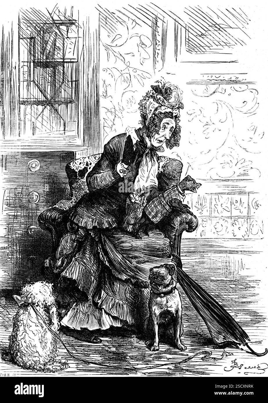 Miss Tabitha Monckton, 1880. 'The Old Maid...Miss Tabitha Monckton, a ...