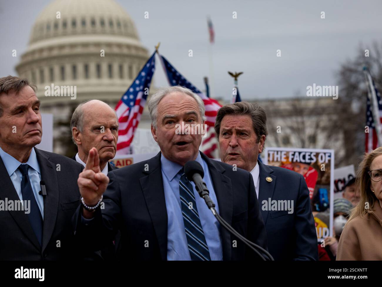 Washington Dc, United States. 05th Feb, 2025. Sen. Tim Kaine (D-VA ...
