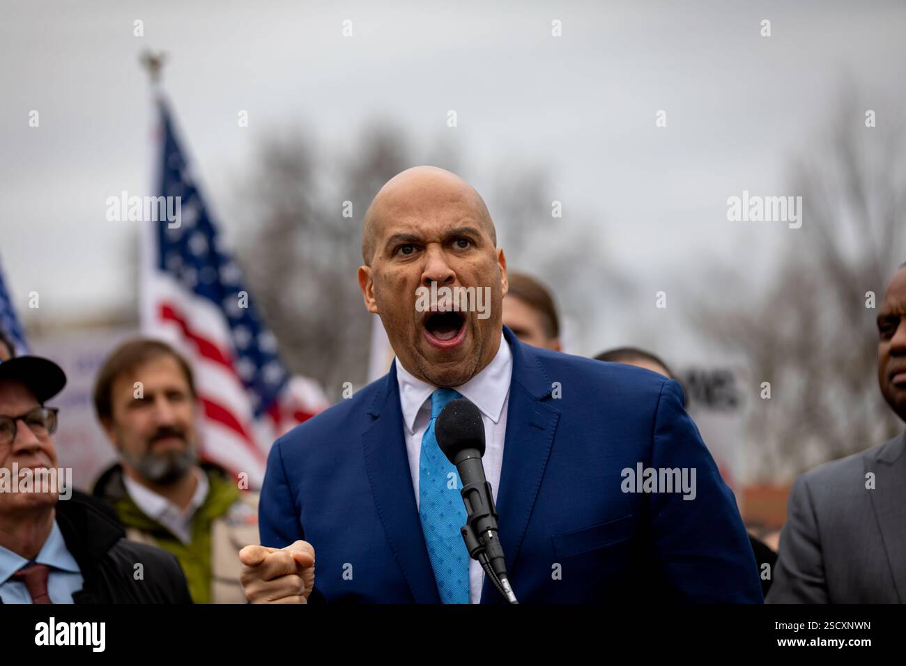 Washington Dc, United States. 05th Feb, 2025. U.S. Sen. Cory Booker (D ...
