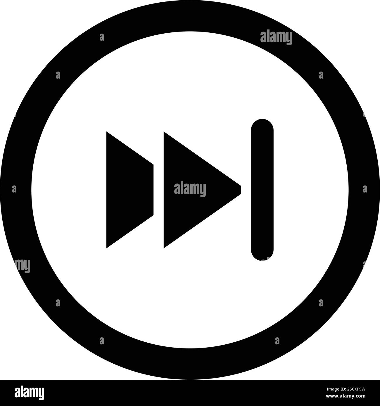 Ui control fast forward Stock Vector Images - Alamy