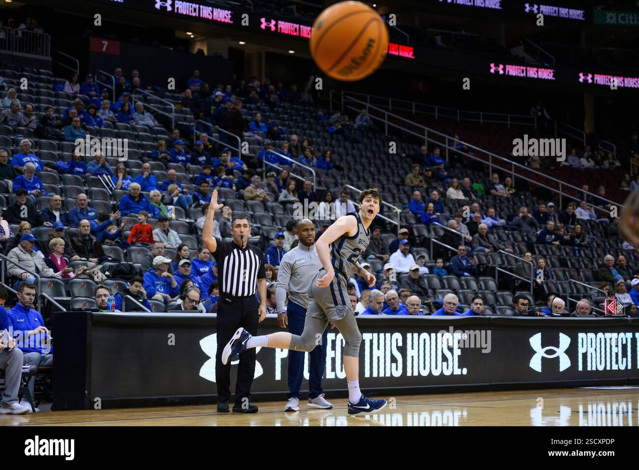 NEWARK, NJ - FEBRUARY 05: Butler Bulldogs forward Patrick McCaffery (22 ...
