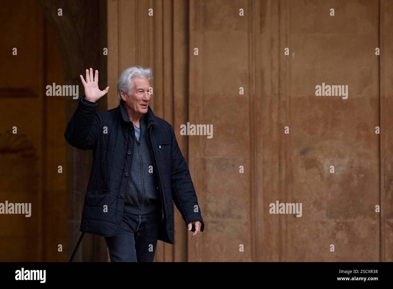 Actor Richard Gere arrives for a photocall during a press conference ...
