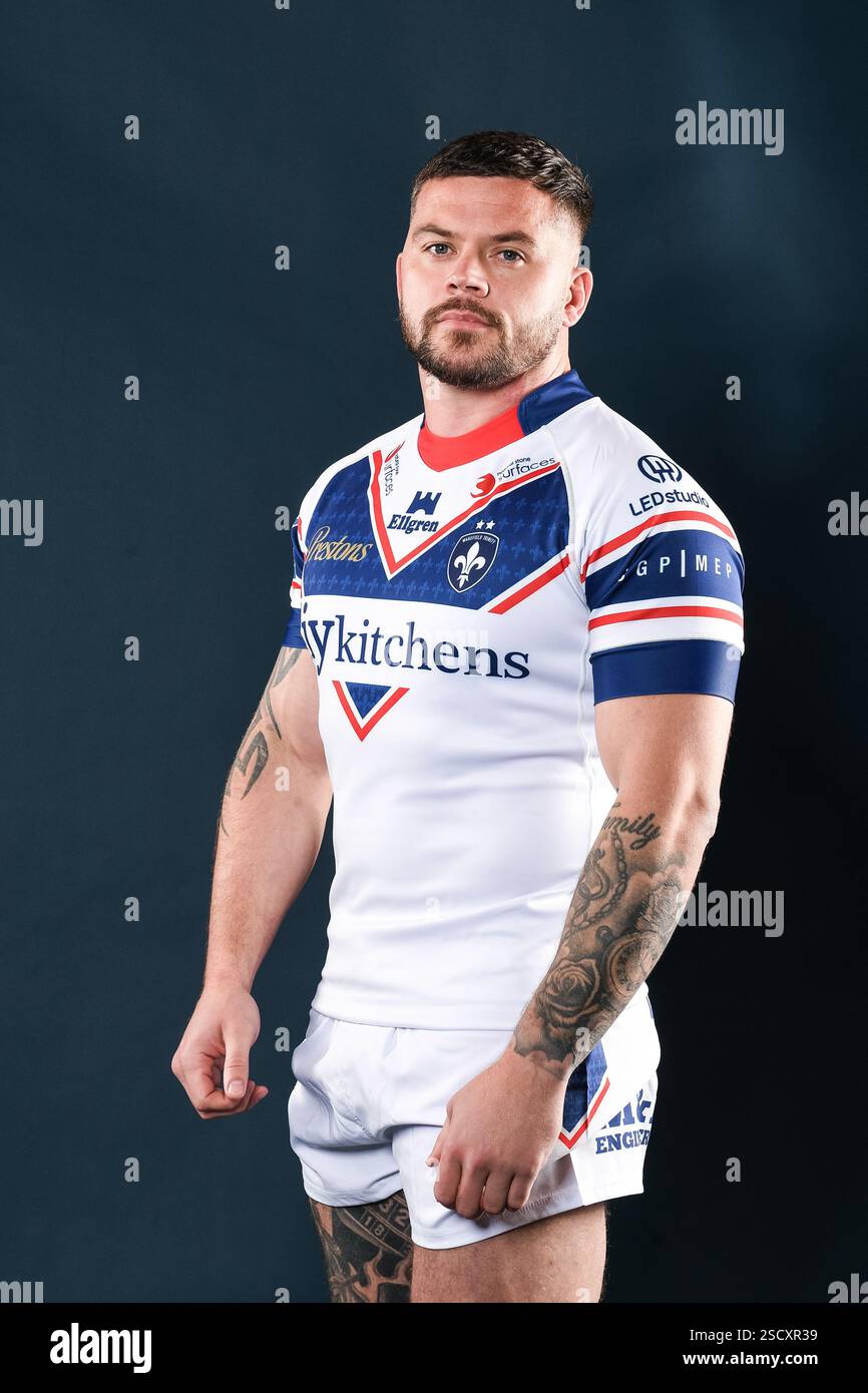 Wakefield, England -7th February 2024 - Wakefield Trinity's Liam Hood ...