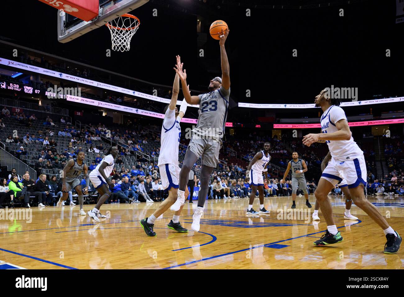 NEWARK, NJ - FEBRUARY 05: Butler Bulldogs center Andre Screen (23 ...
