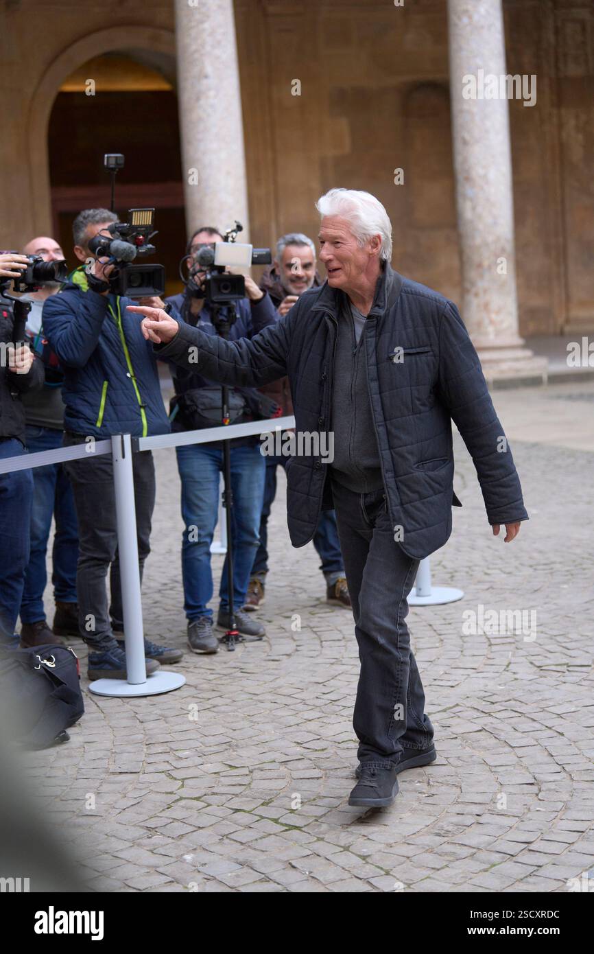 Granada. Spain. 20250207, Richard Gere attends a photocall as winner of ...
