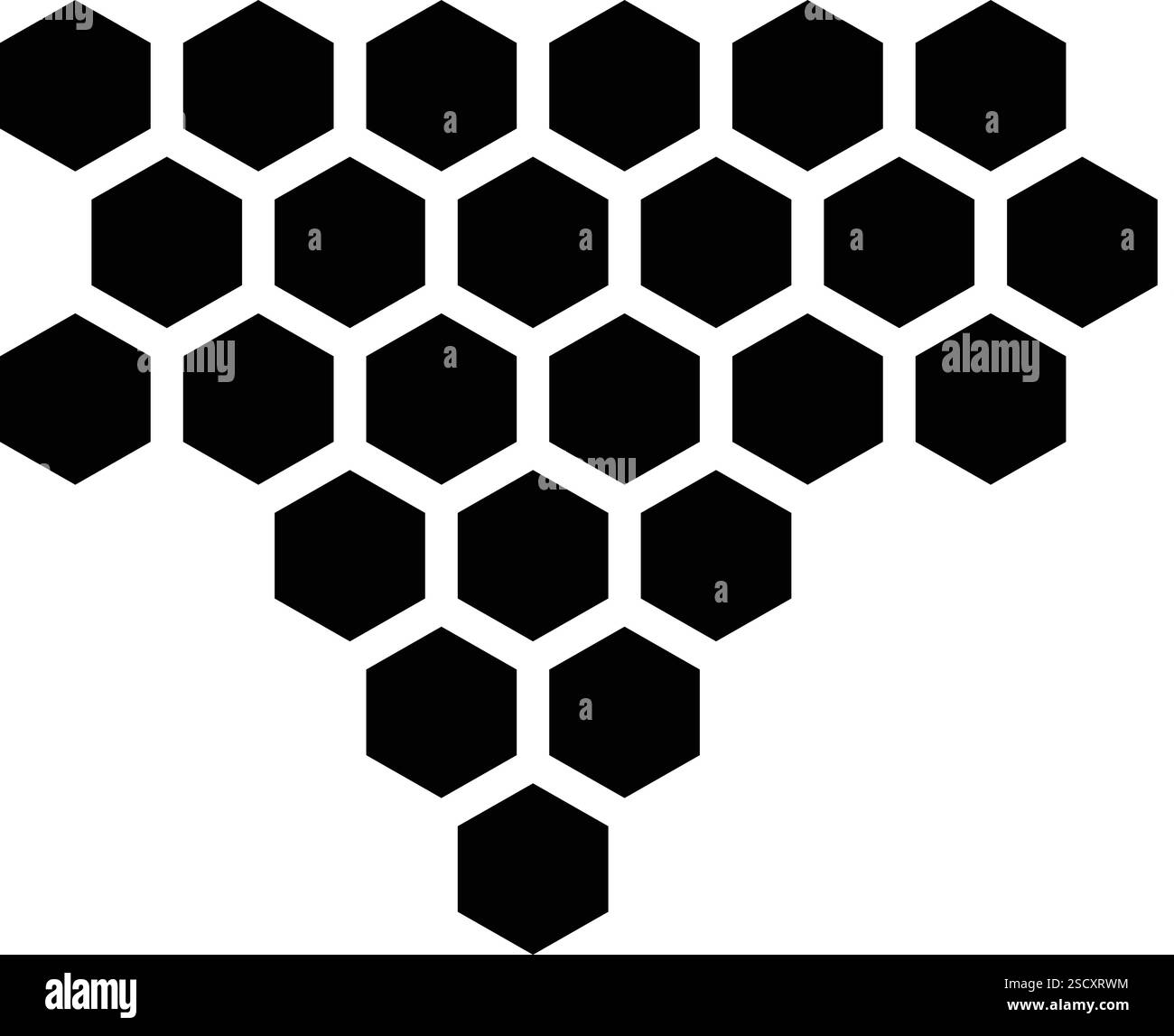 Honey comb Vector Icon Design Illustration Stock Vector Image & Art - Alamy