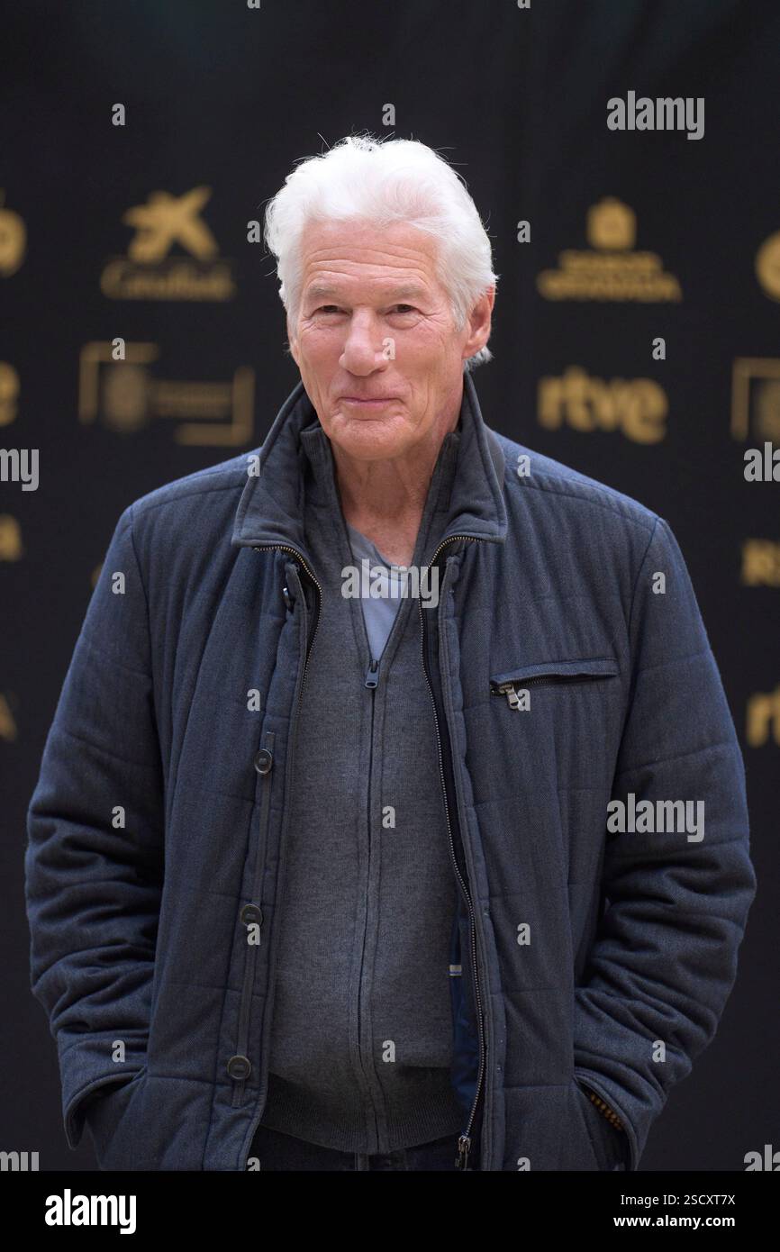 Granada. Spain. 20250207, Richard Gere attends a photocall as winner of ...