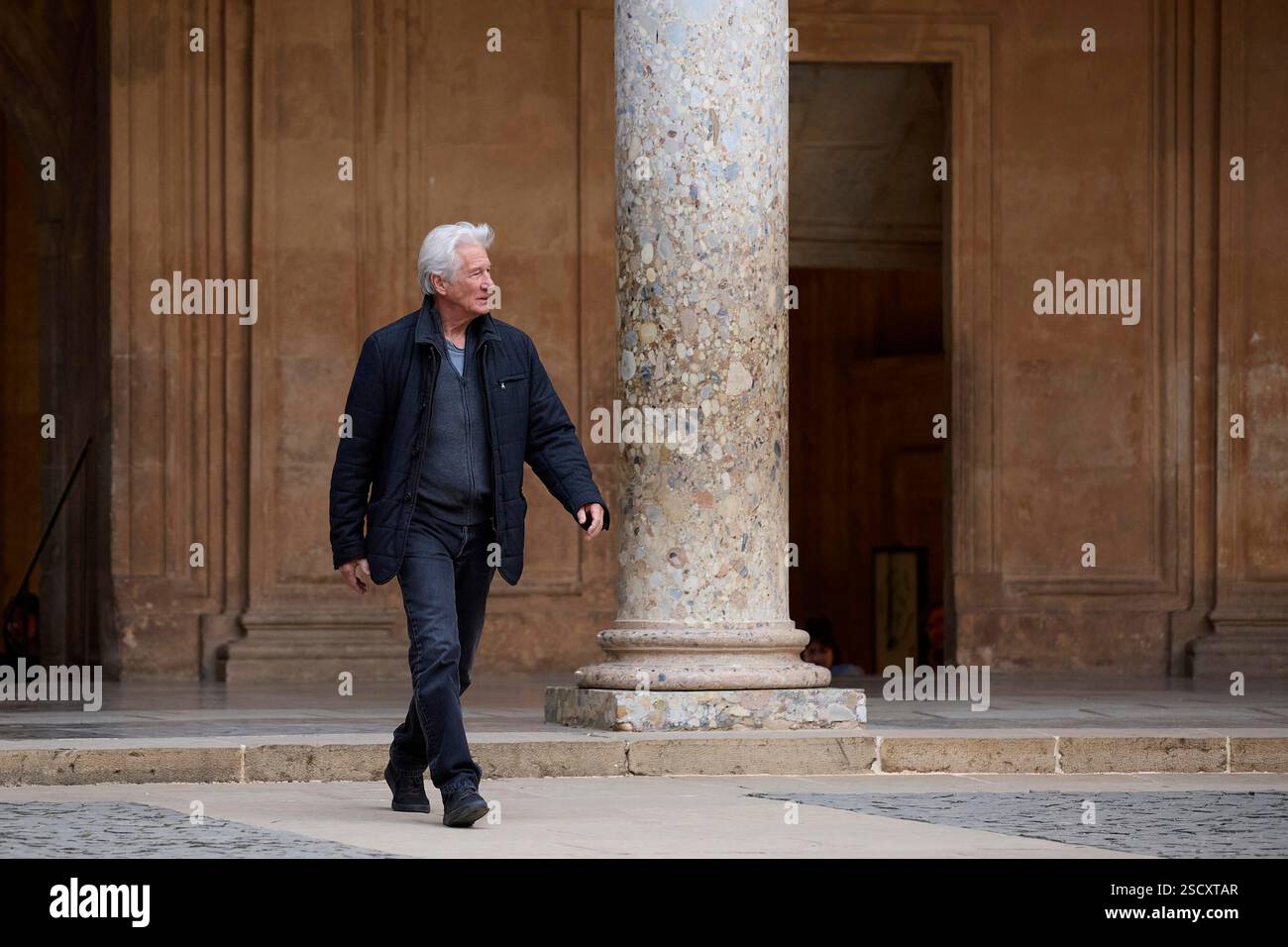 Actor Richard Gere arrives for a press conference ahead of the Goya ...