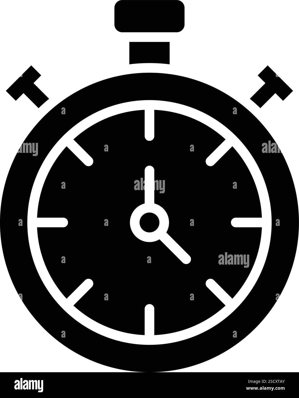 Stop watch Vector Icon Design Illustration Stock Vector Image & Art - Alamy