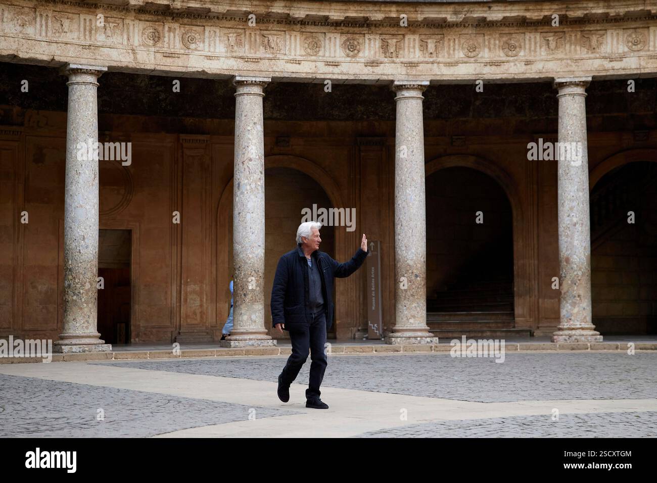 Actor Richard Gere arrives for a photocall during a press conference ...