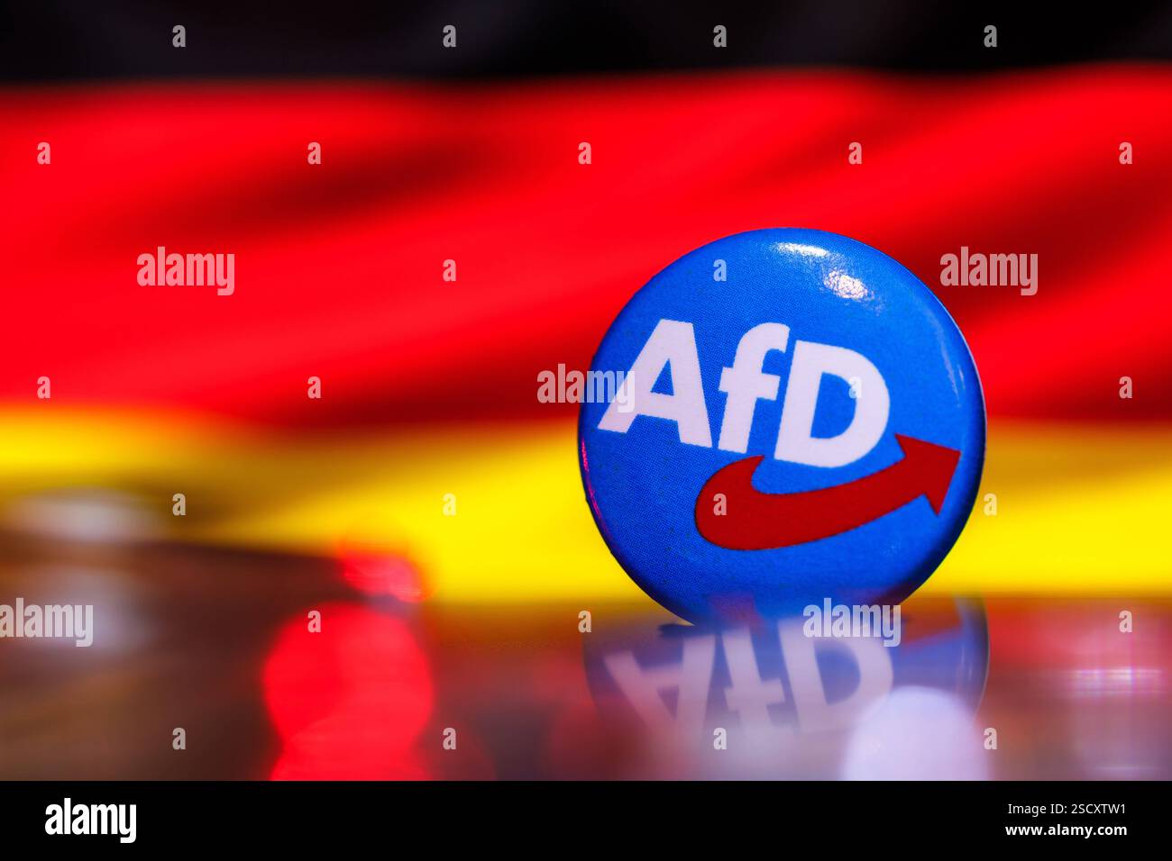 Symbolfoto AfD DEU/Deutschland/Illustration, 07.02.2025, Ein ...