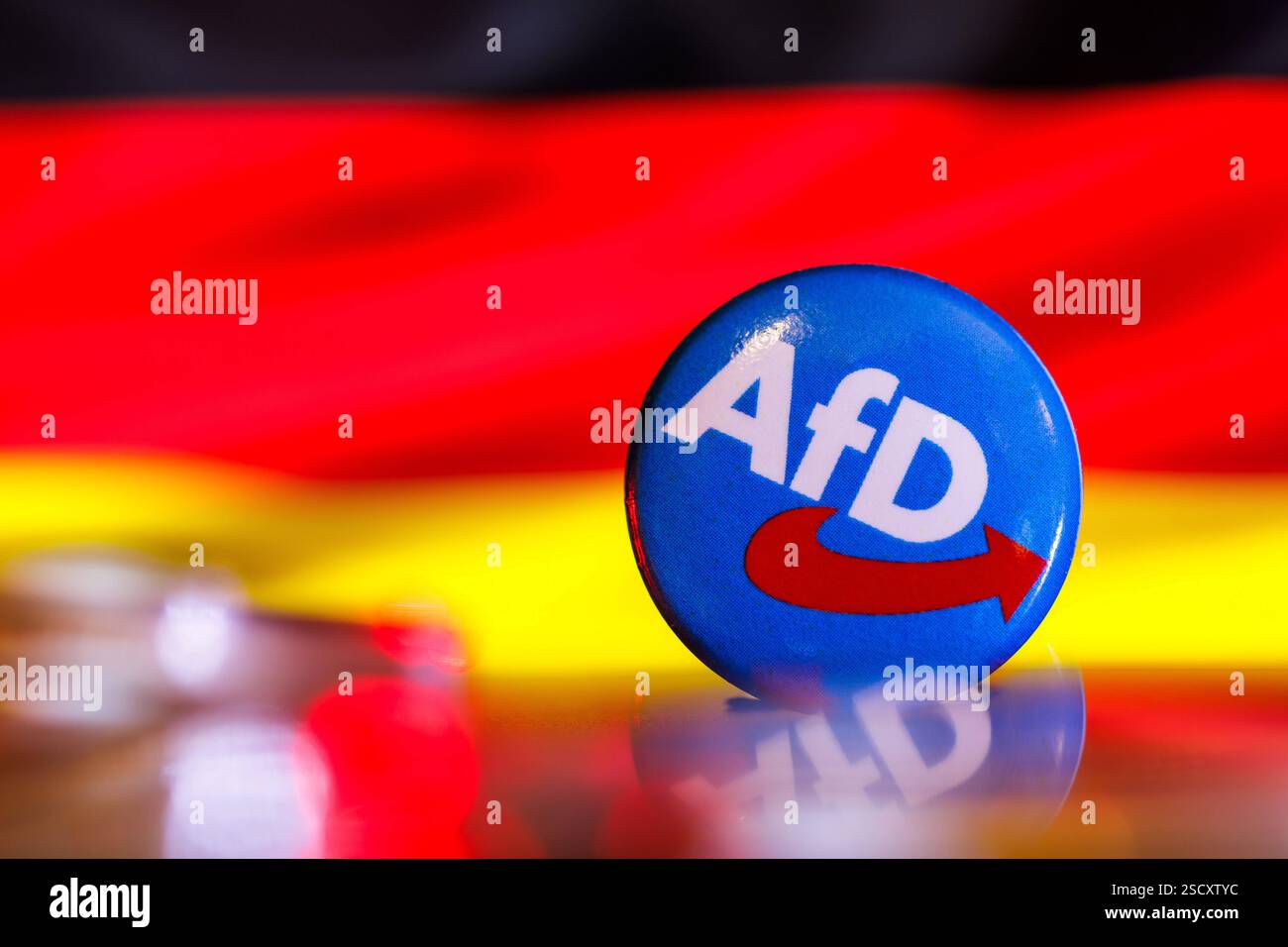 Symbolfoto AfD DEU/Deutschland/Illustration, 07.02.2025, Ein ...