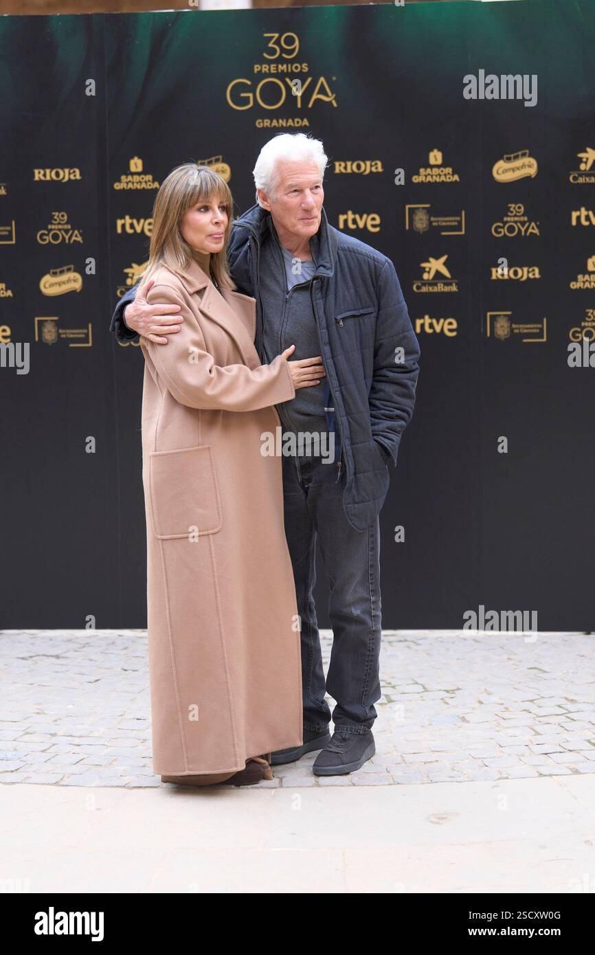 Granada. Spain. 20250207, Richard Gere, Alejandra Silva Gere attends a ...