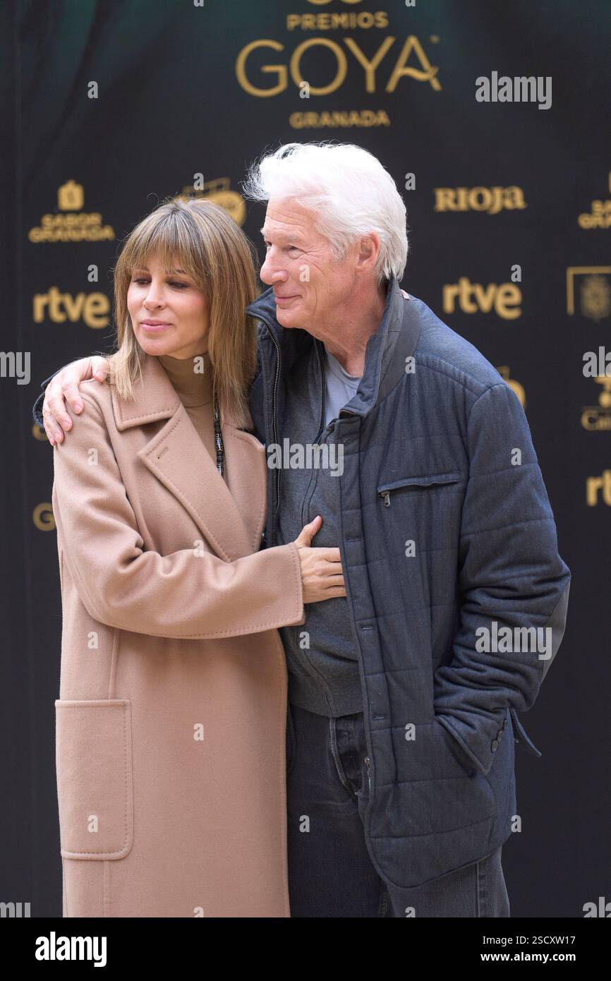 Granada. Spain. 20250207, Richard Gere, Alejandra Silva Gere attends a ...