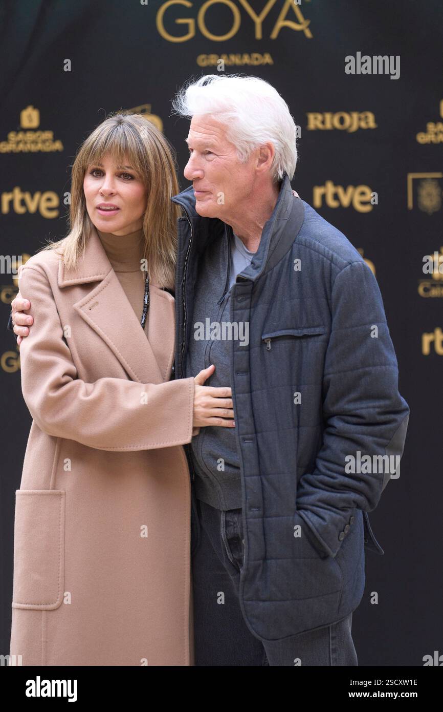 Granada. Spain. 20250207, Richard Gere, Alejandra Silva Gere attends a ...