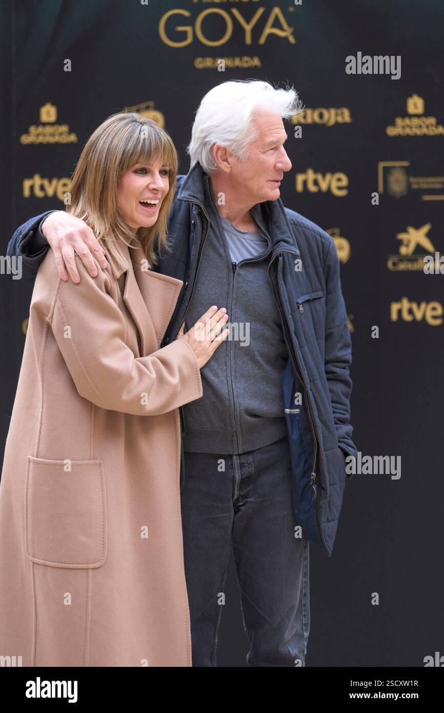 Granada. Spain. 20250207, Richard Gere, Alejandra Silva Gere attends a ...