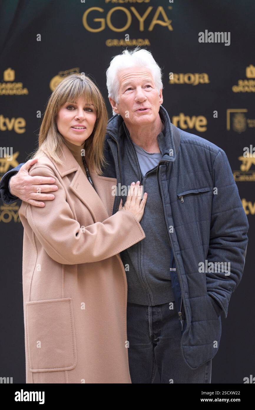 Granada. Spain. 20250207, Richard Gere, Alejandra Silva Gere attends a ...