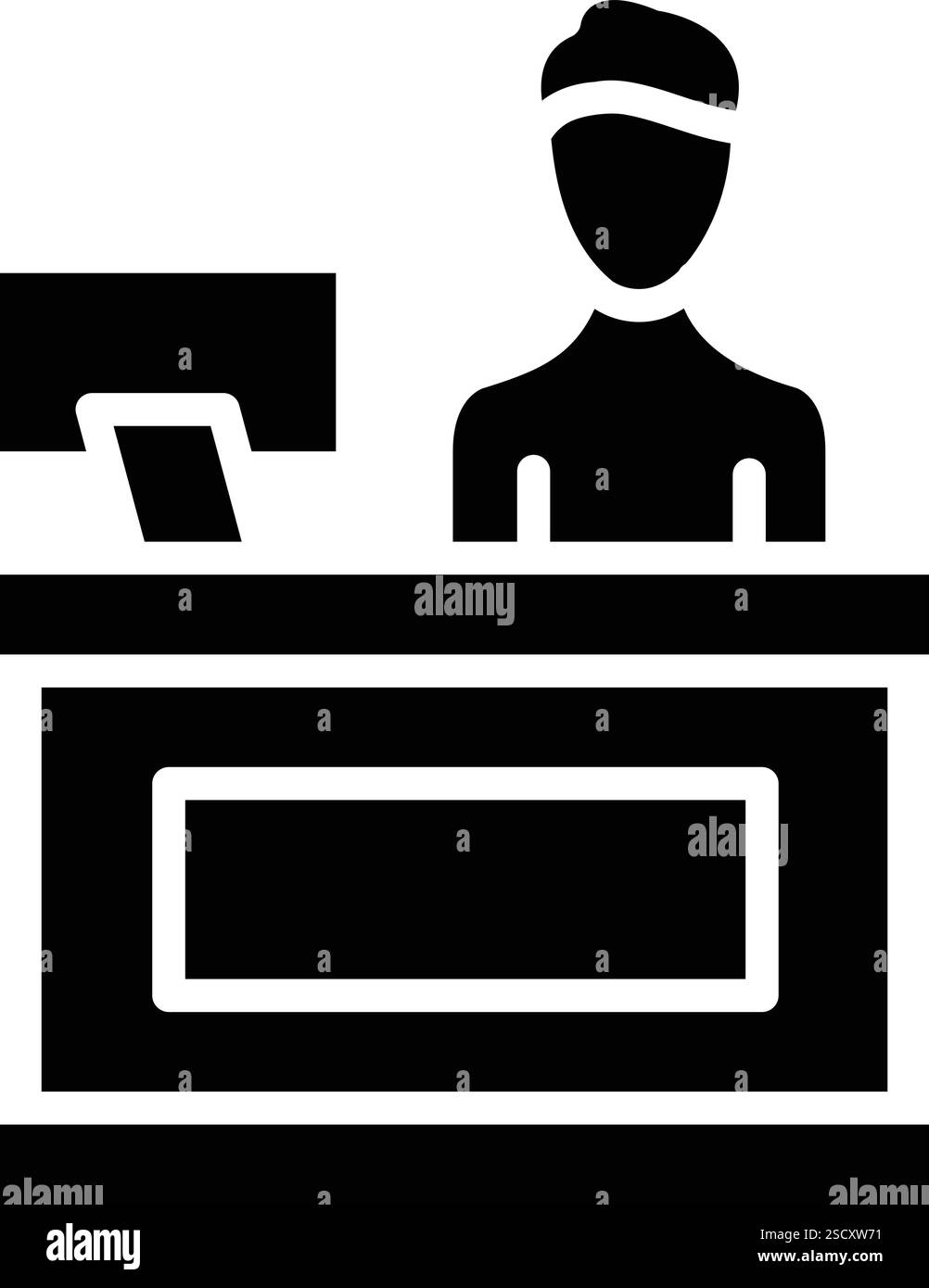 Employee outline design Stock Vector Images - Alamy