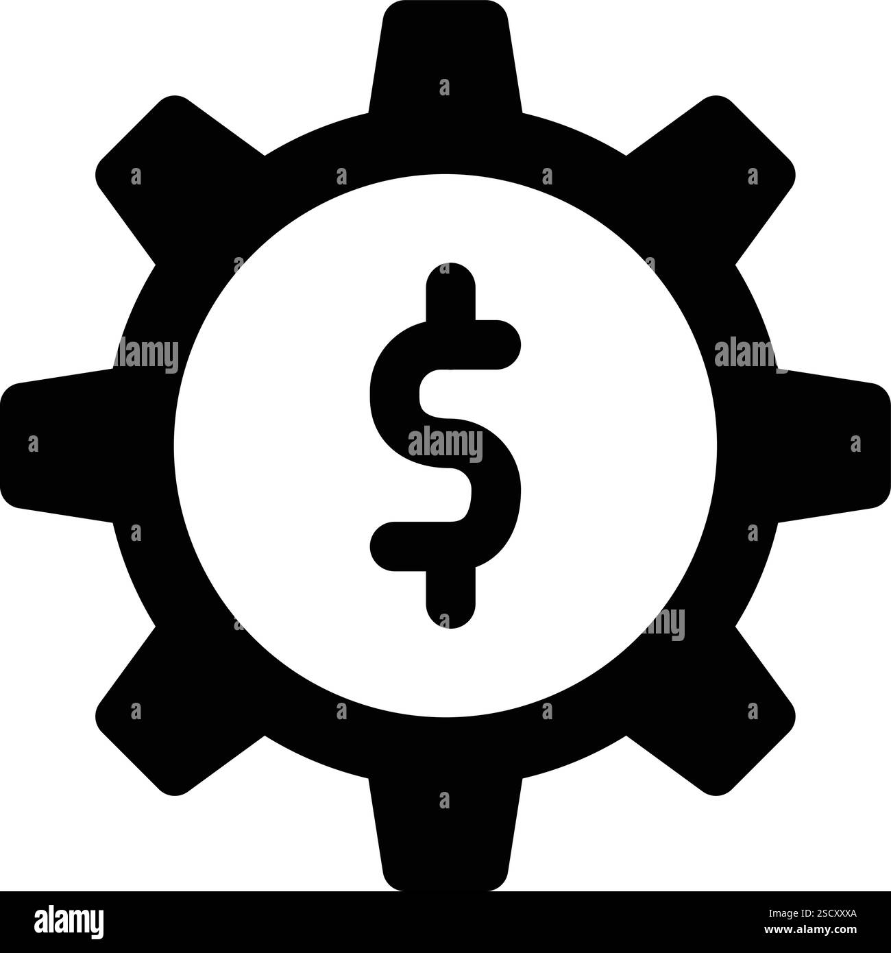 Cog wheel Vector Icon Design Illustration Stock Vector Image & Art - Alamy