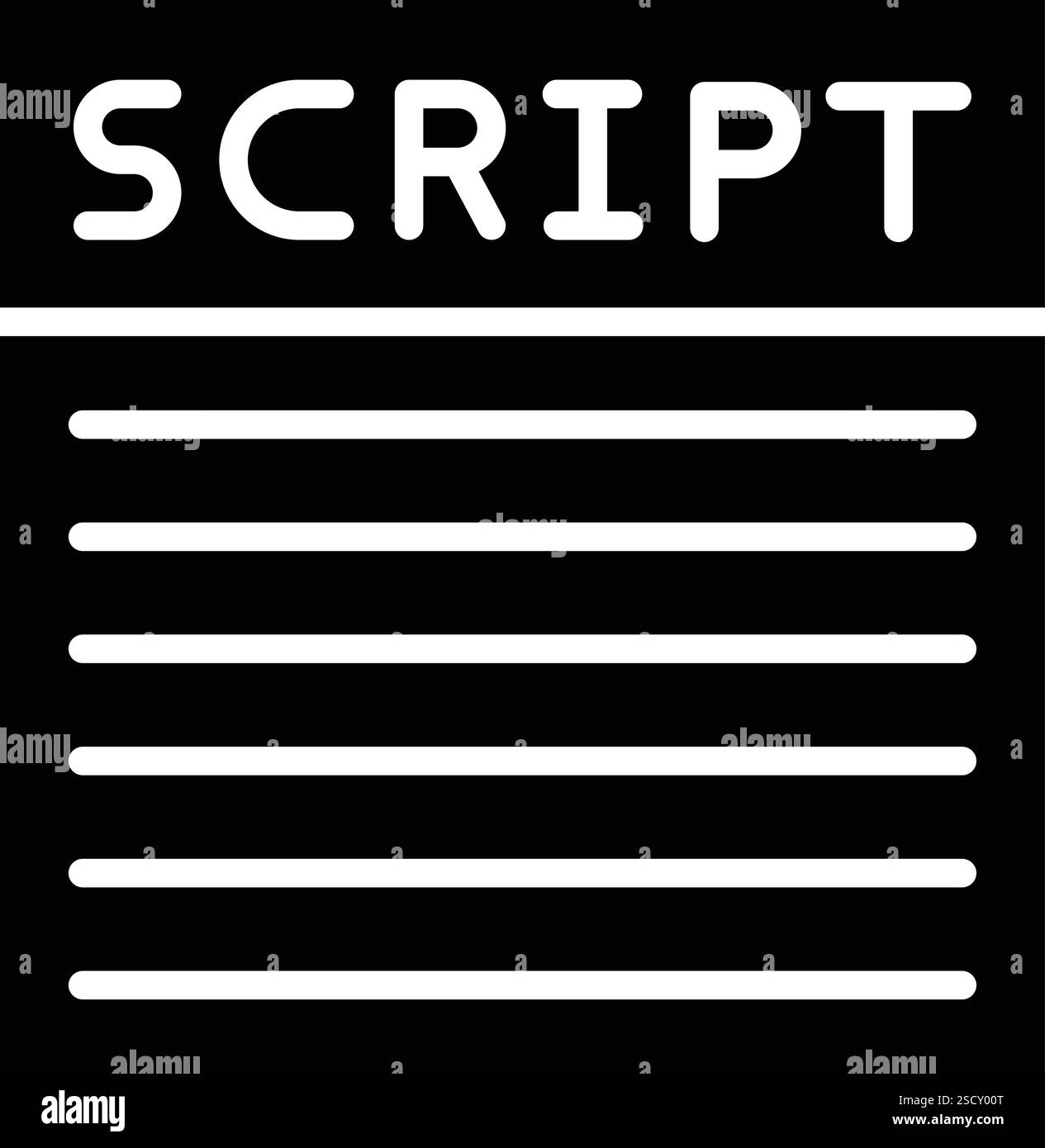 Script vector vectors hi-res stock photography and images - Alamy