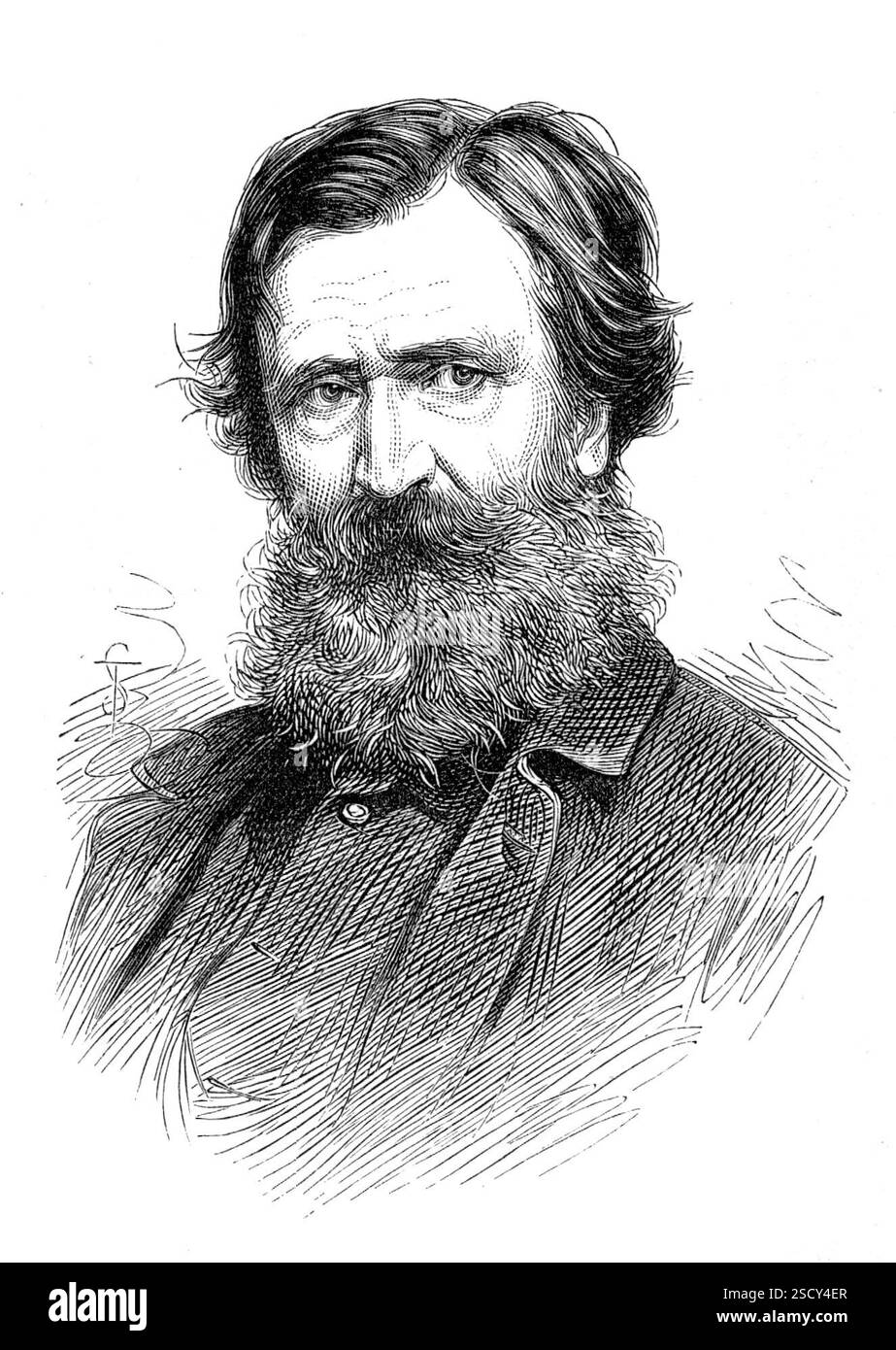 The late Mr. G. H. Dodgson, artist, 1880. Engraving from a photograph ...