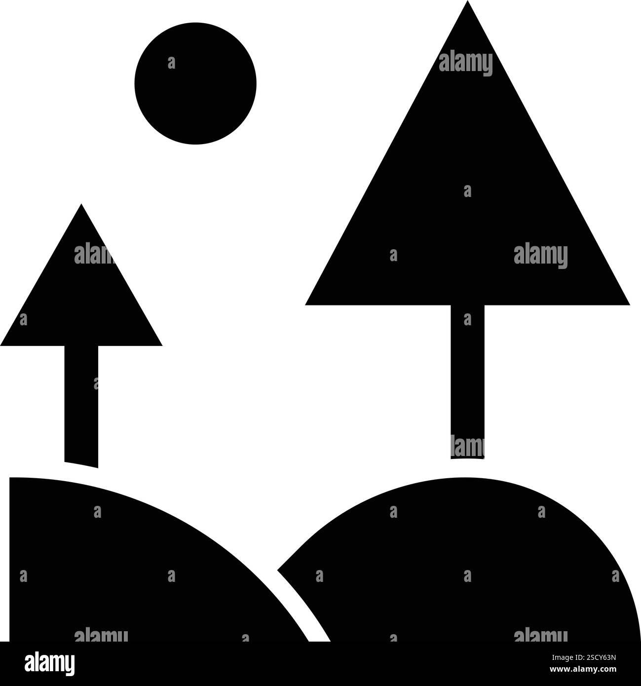 Landscape design vector vectors Stock Vector Images - Alamy
