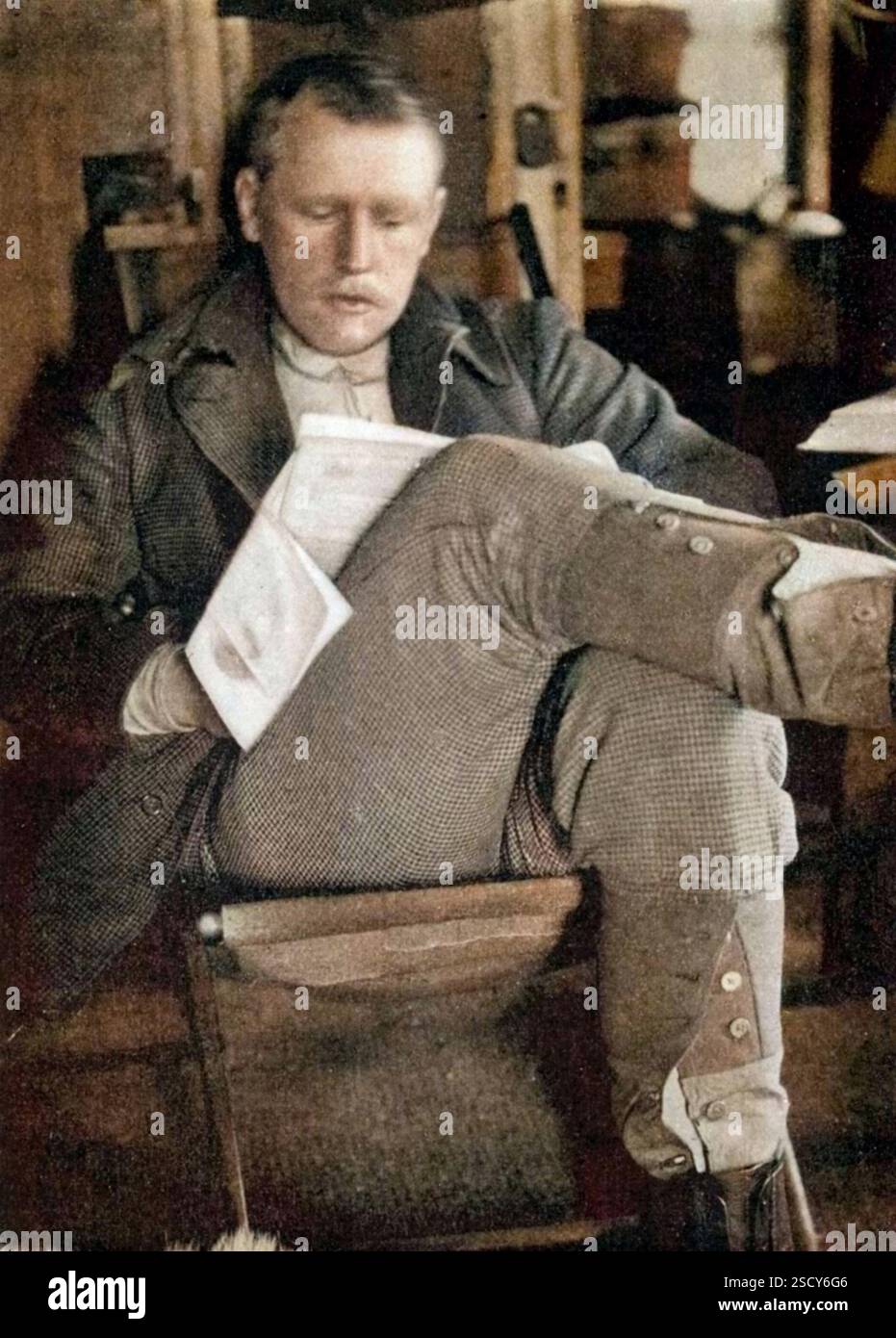 'Fridtjof Nansen after his wash and brush up', 1896 (1899). In 1888 ...