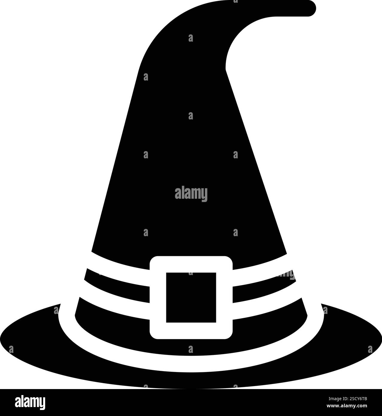Witch hat outline vector Stock Vector Images - Alamy