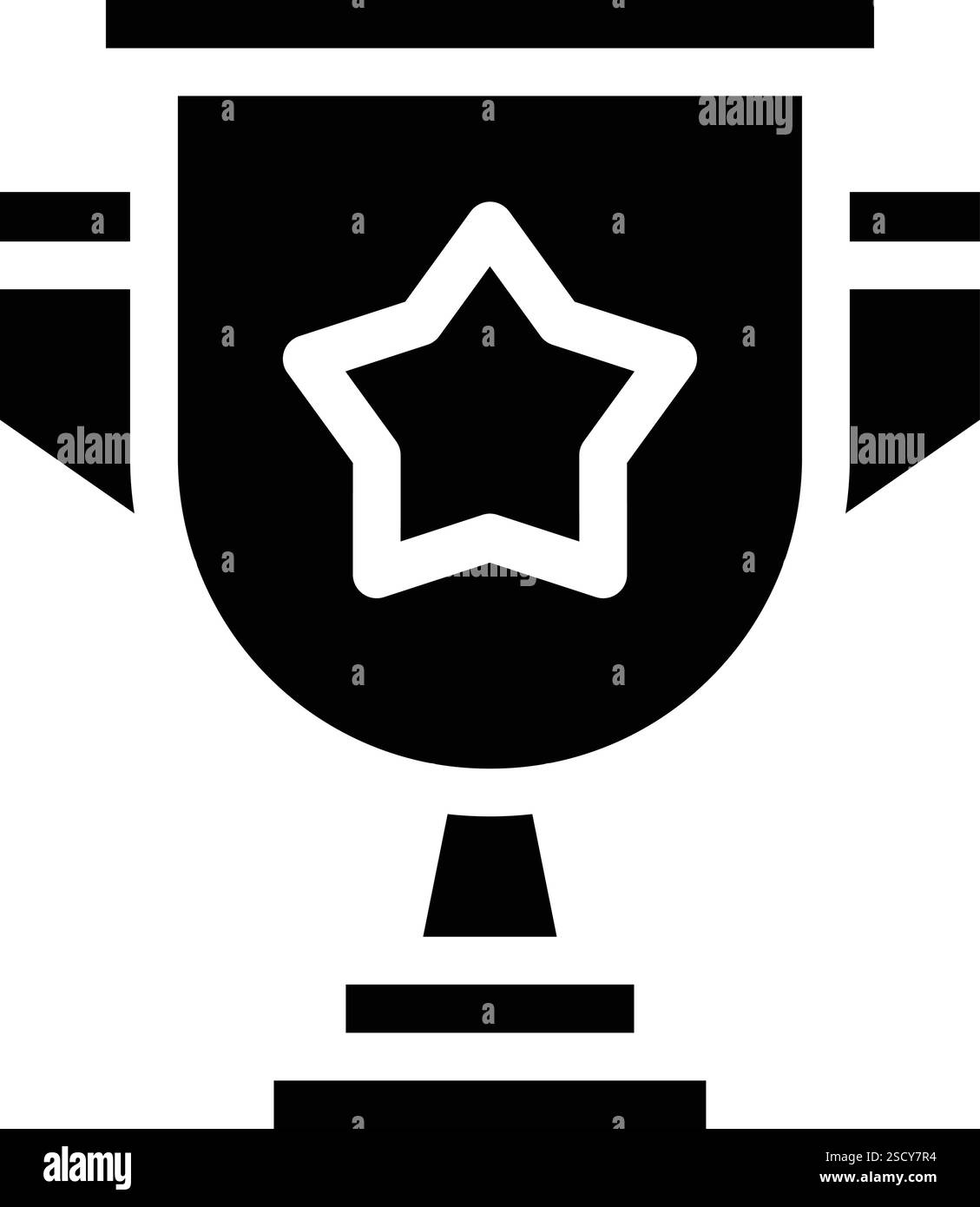 Winner cup vector vectors Black and White Stock Photos & Images - Alamy