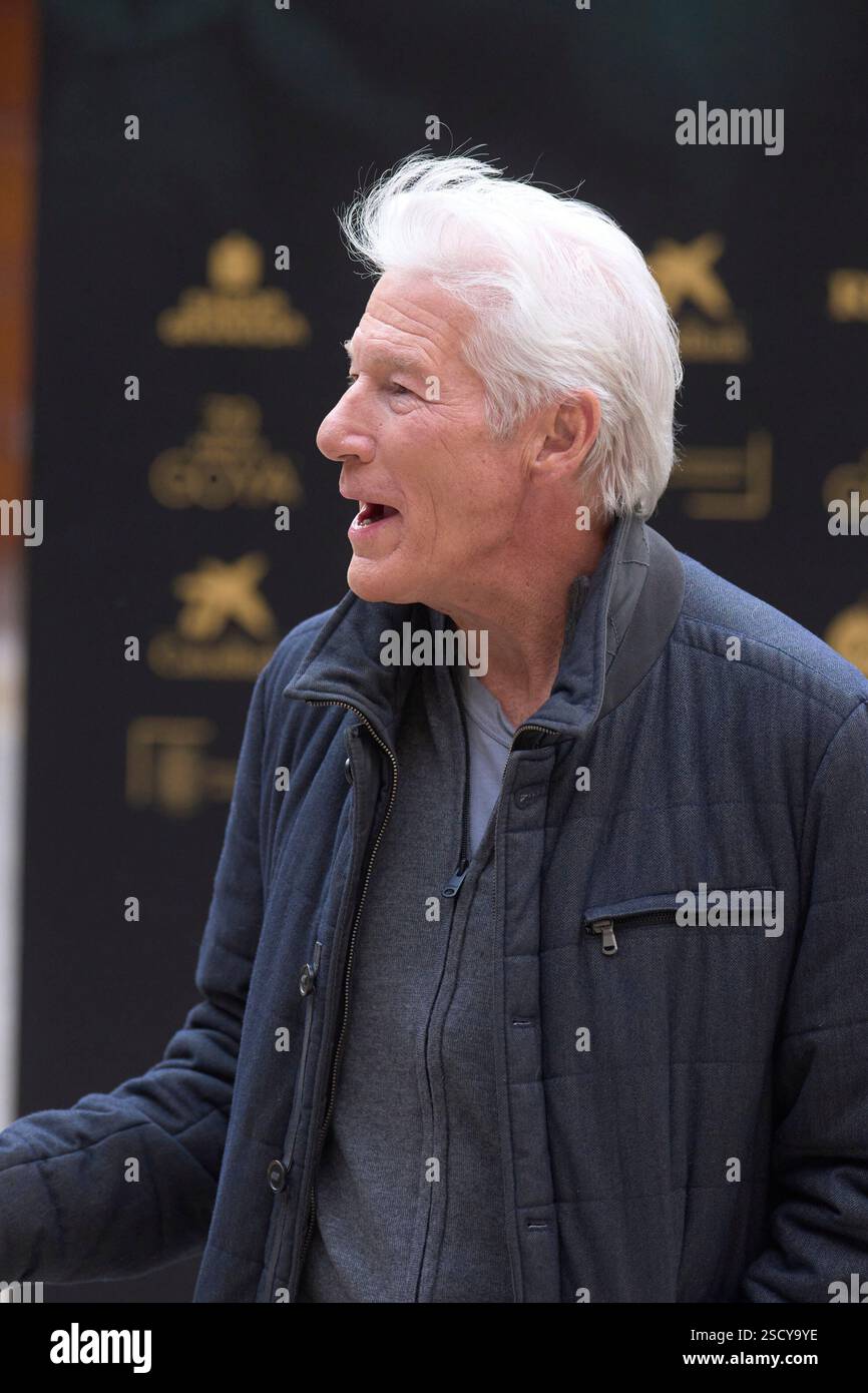 Richard Gere attends a photocall as winner of International Goya Award ...