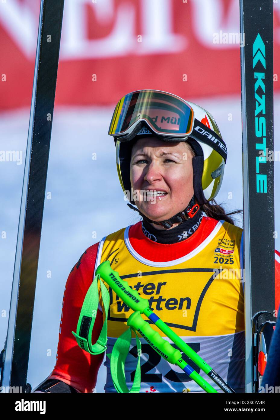 Saalbach Hinterglemm, Austria. 07th Feb, 2025. Alpine skiing: World ...