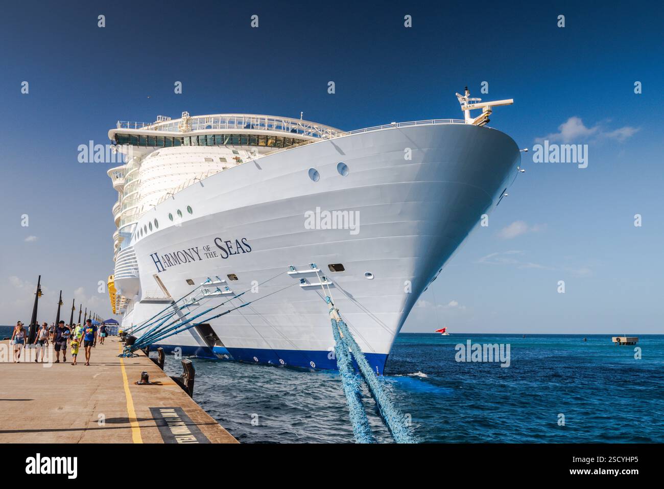 Basseterre, St. Kitts - August 22, 2018: Royal Caribbean oasis-class ...