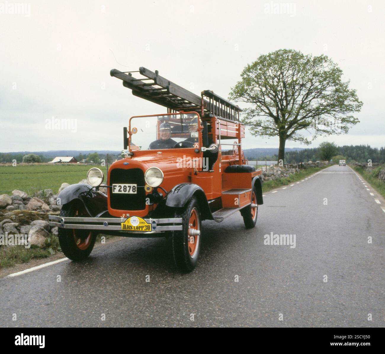 FORD Fire engine modell AA 1928 Stock Photo - Alamy
