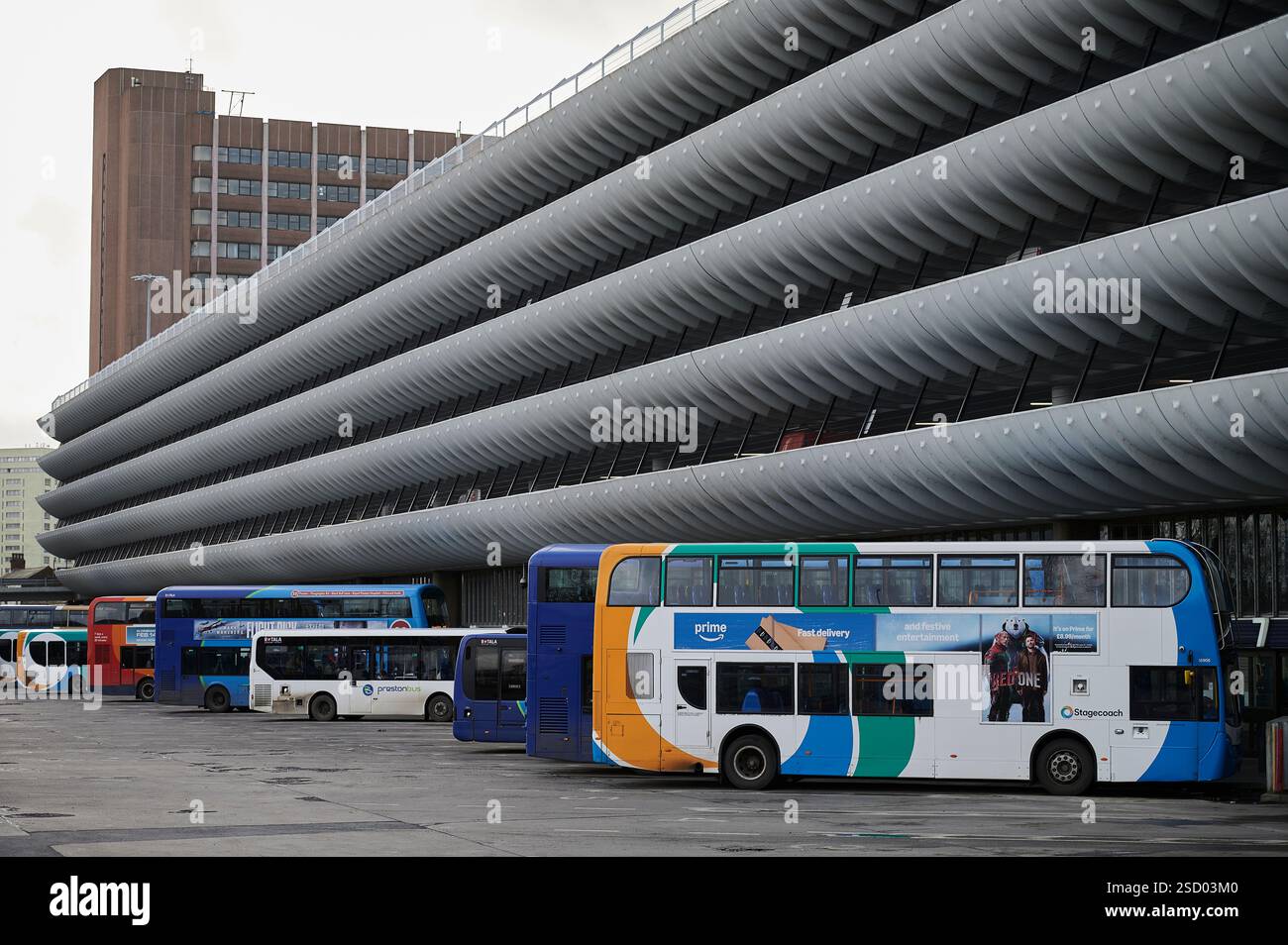 Preston Bus Station and Car Park, a celebrated brutalist architecture ...