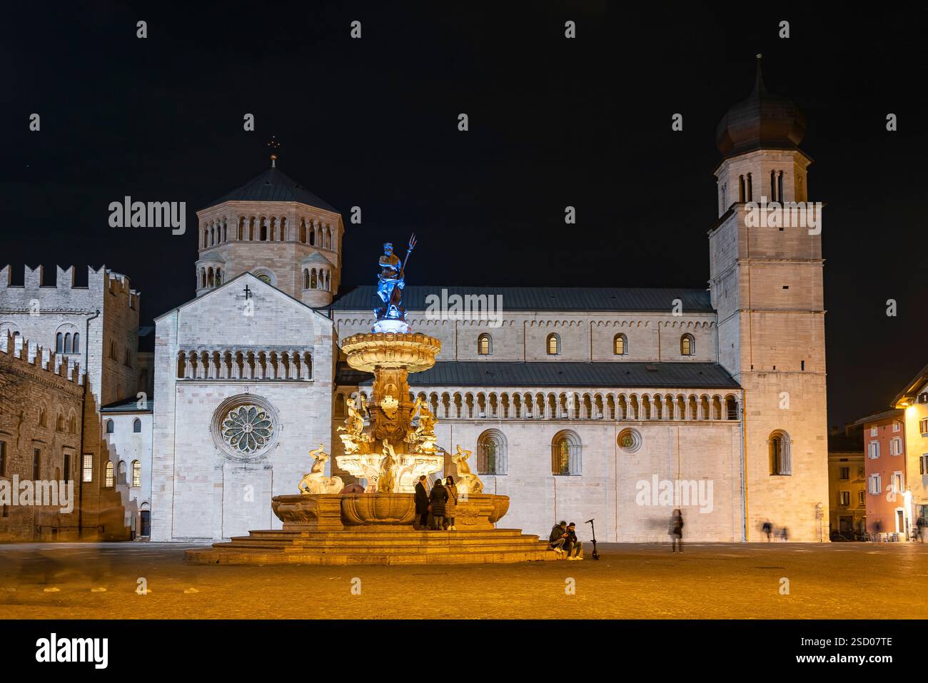 Historical Centre at the City of Trento, Trentino, Northern Italy Stock ...