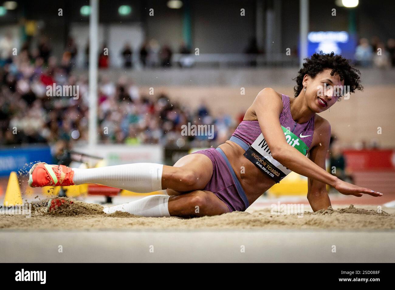 Mihambo, Malaika (GER) springt im 3. Versuch 7,07m; init Indoor Meeting ...