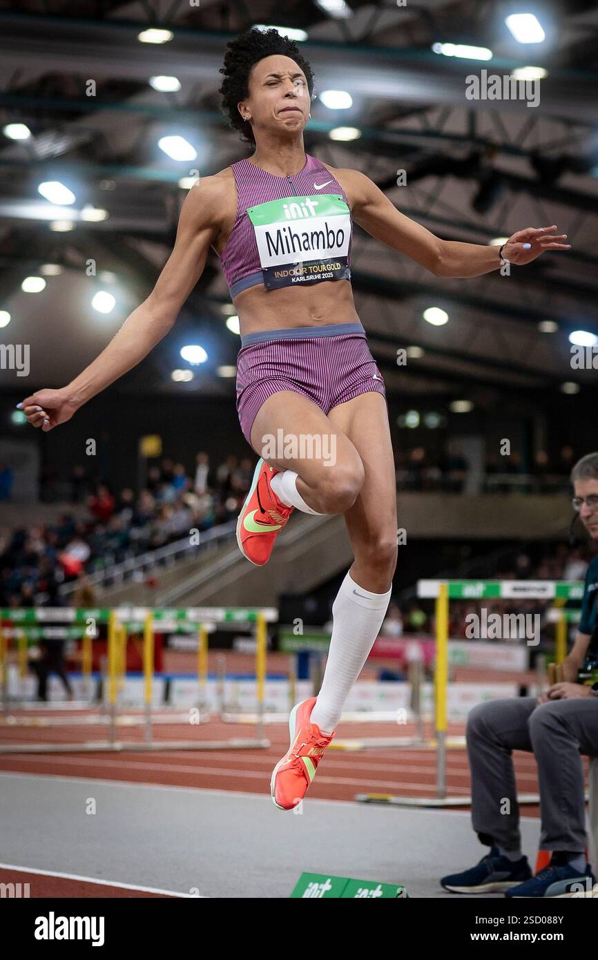 Mihambo, Malaika (GER) springt im 3. Versuch 7,07m; init Indoor Meeting ...