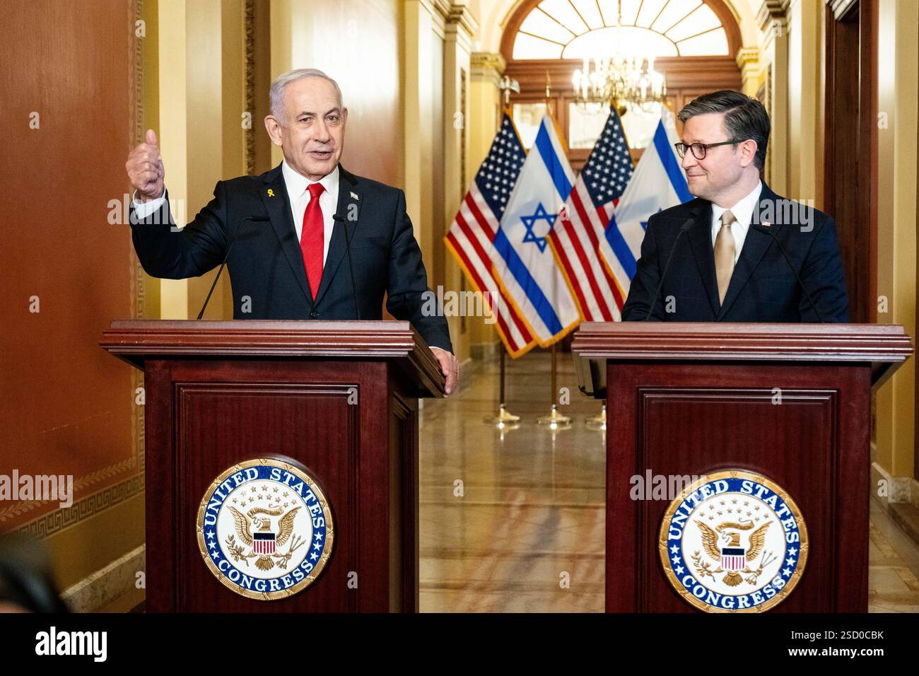 Washington, United States. 07th Feb, 2025. Benjamin Netanyahu (a.k.a ...