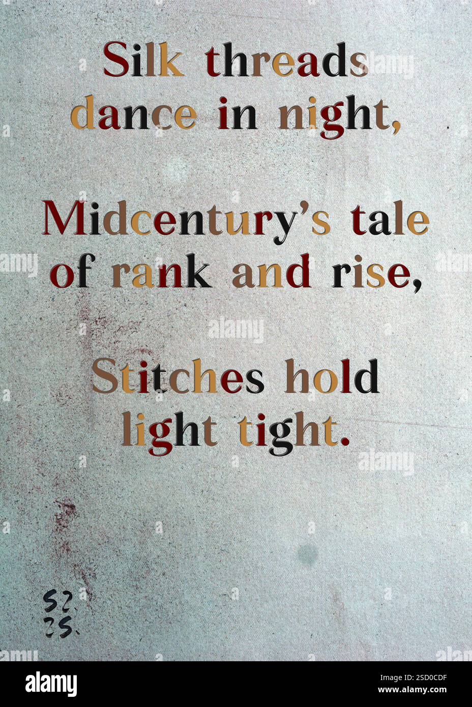 Silk threads dance in night, Midcentury's tale of rank and rise ...