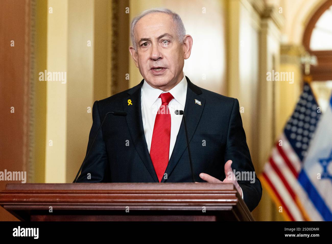 Washington, United States. 07th Feb, 2025. Benjamin Netanyahu (a.k.a ...