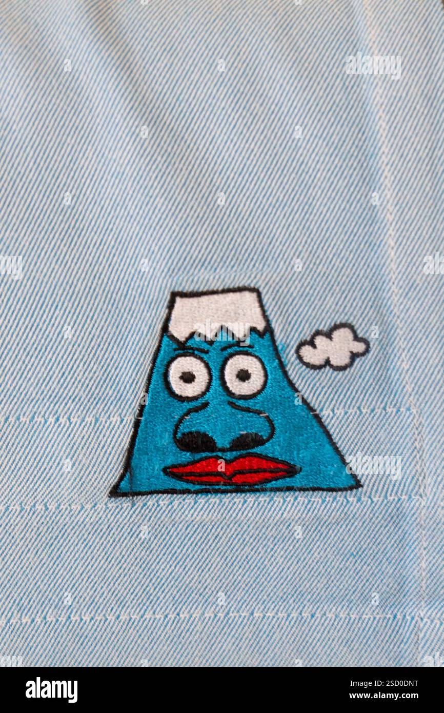 Mount Fuji cartoon in Fujiyama, Japan Stock Photo - Alamy