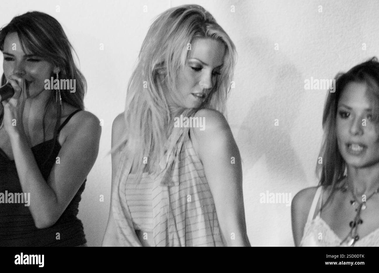 GIRLS ALOUD, CONCERT, 2005: Sarah Harding from the British girl group ...