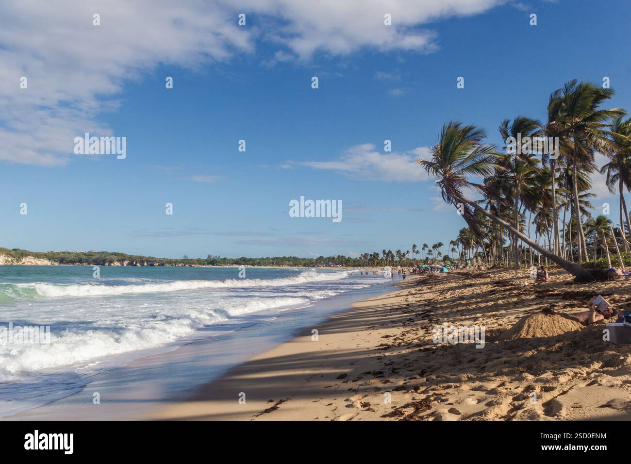 Sunny afternoon at Macao Beach - Punta Cana, Dominican Republic Stock ...