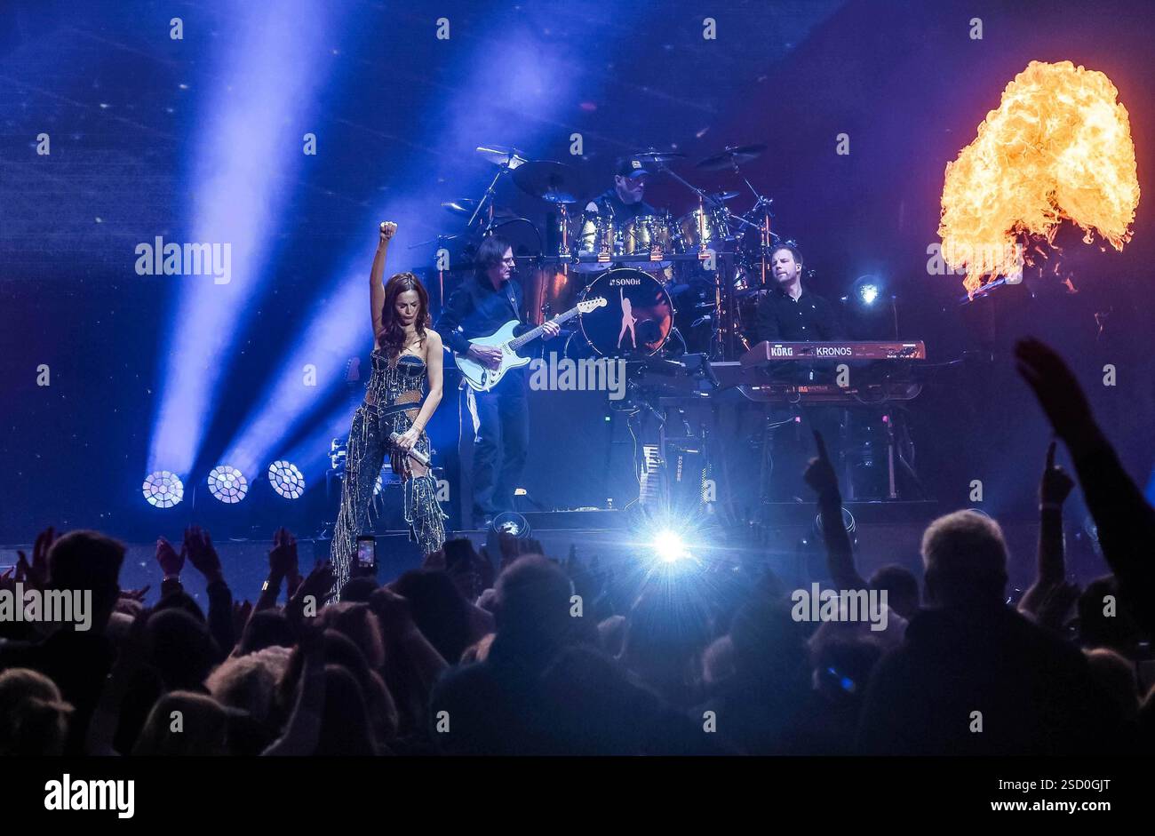 06.02.2025, Salzburg, AUT, Unterwegs in Salzburg, Andrea Berg, Arena Tour, Salzburg, Konzert, im ...