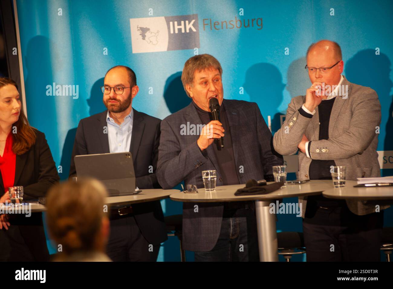 Flensburg, Schleswig-Holstein Podiumsdiskussion der Wahlkreis 1 ...