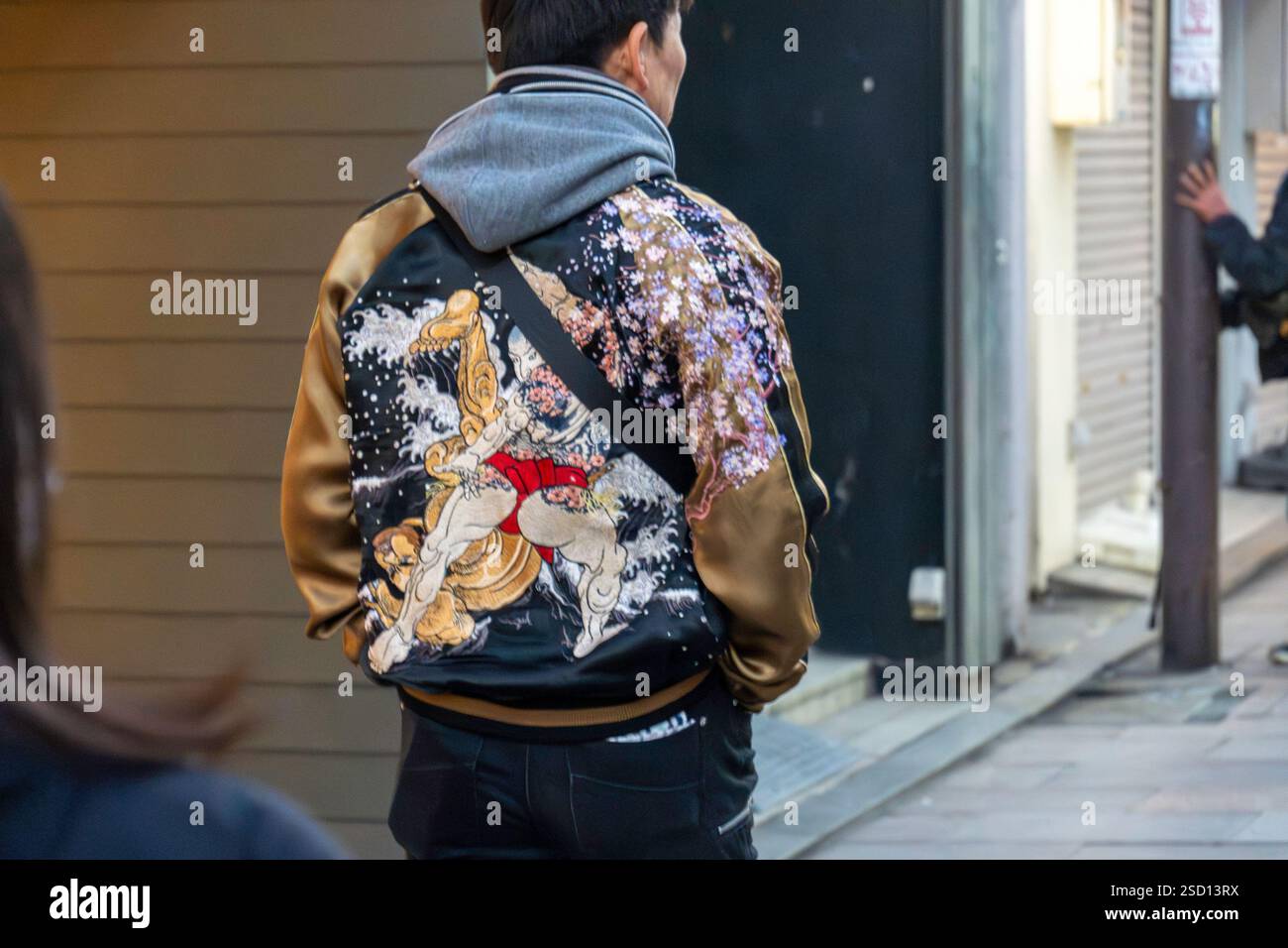 Kyoto, Japan - Dec 27 2024: Cultural crossroads in Japan as a passerby ...