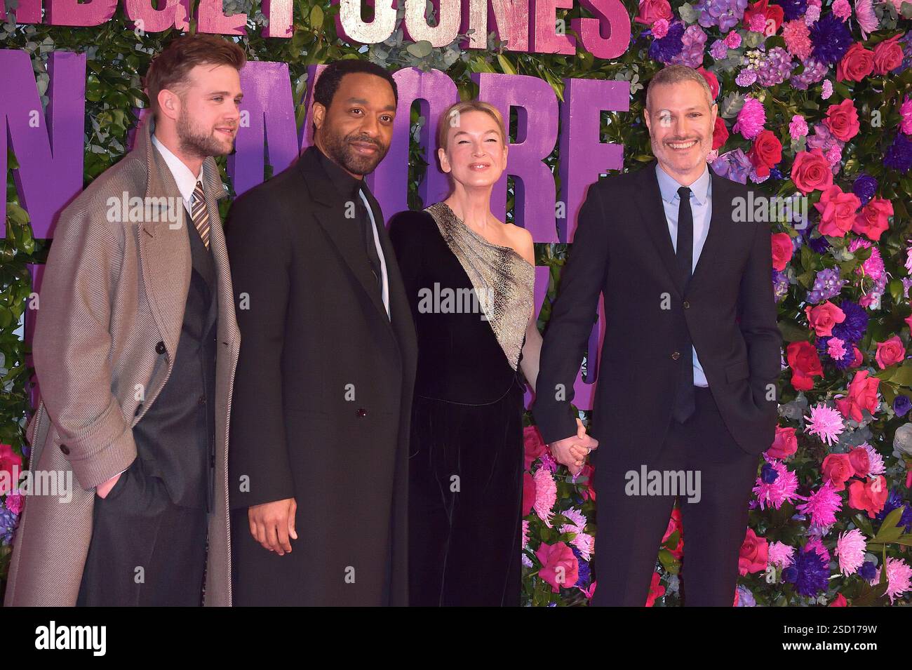 ROME, ITALY - FEBRUARY 05: Renee Zellweger, British actor Leo Woodall ...